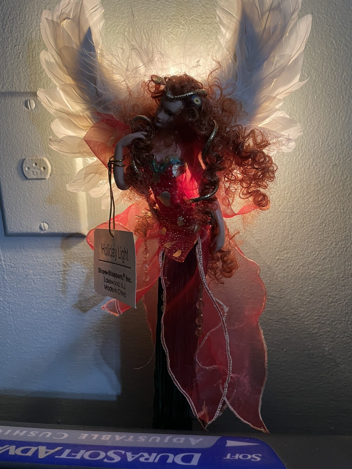 New Beautiful Show Stoppers A410A “Holiday Light” Angel Plug-In Night ...