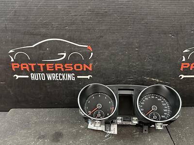 2014 GOLF GTI SPEEDOMETER INSTRUMENT DASH GAUGE CLUSTER 136,239 MILES ...