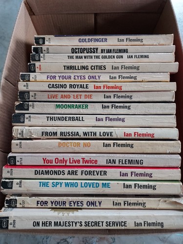 James Bond 16 paperback books collection all by Ian Fleming | eBay