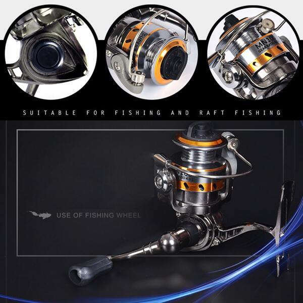 Mini Fishing Reel Compact Spinning Reel Miniature Fishing Reel Small ...