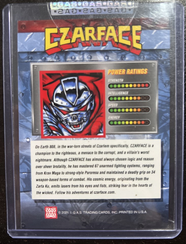 G.A.S. Trading Card CZARFACE LAMOUR SUPREME | eBay