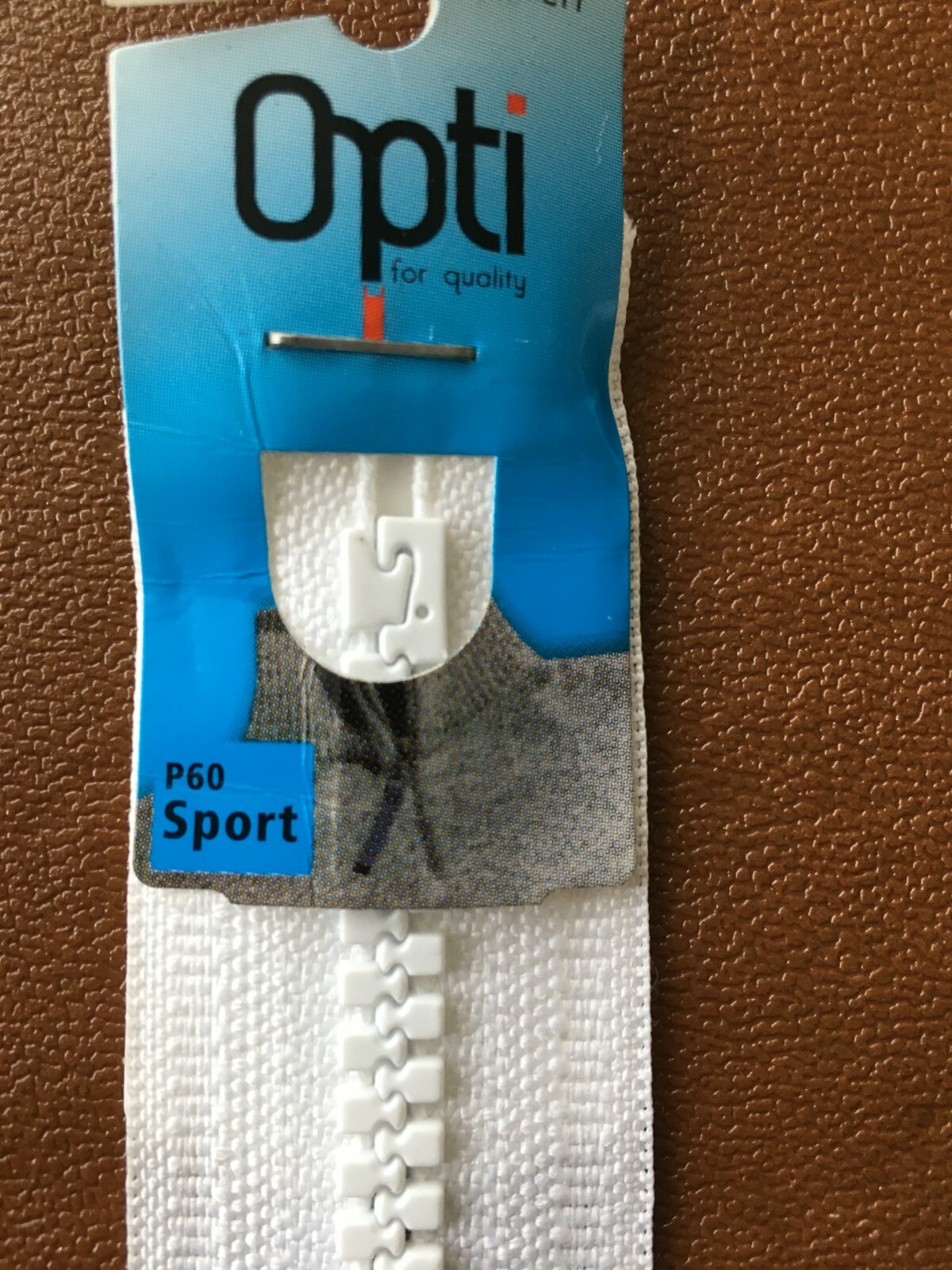 OPTI P60 Sport Open & Closed End #5 Zips Chunky Plastic Teeth Zipper ...