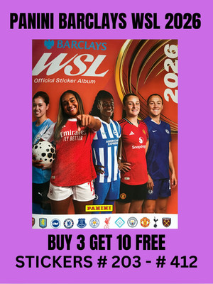 PANINI WOMENS SUPER LEAGUE WSL 2026 STICKERS # 203 - #412 | eBay UK
