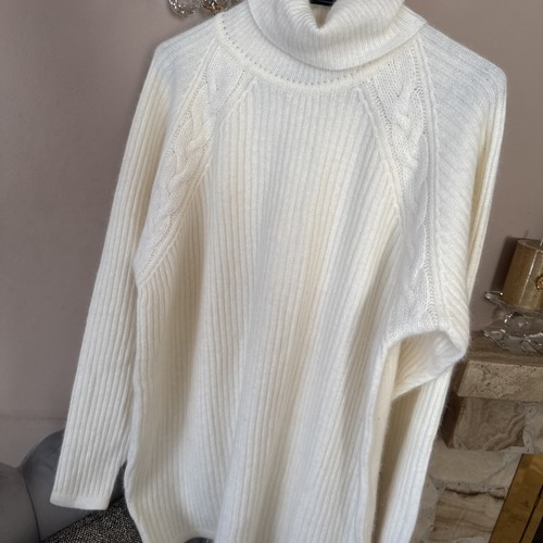 Francois Perrin Damen Pullover Farbe Creme Gr,L Neu 40./. Angora 50 ...