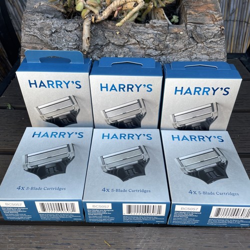 Harry's Men's Razor Blades 5 Blade Cartridges Refills Lot Of 6 Boxes ...