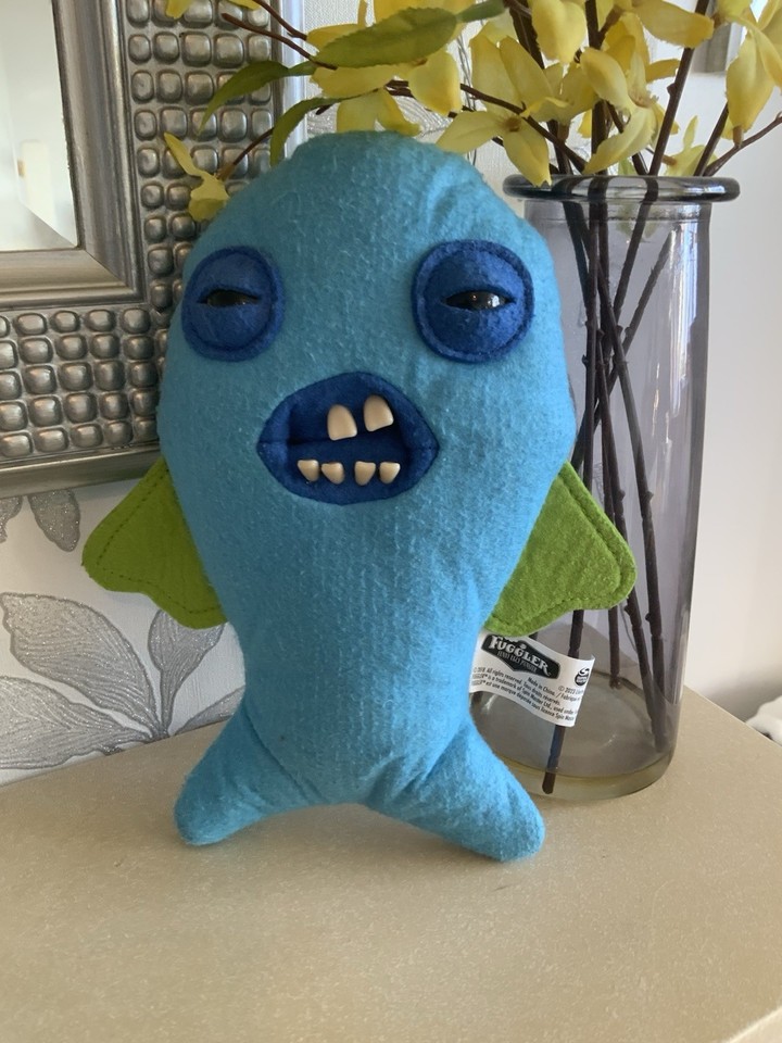 Fuggler Fuggs on the Block Cod Father Blue fish Cuddly Toy | eBay