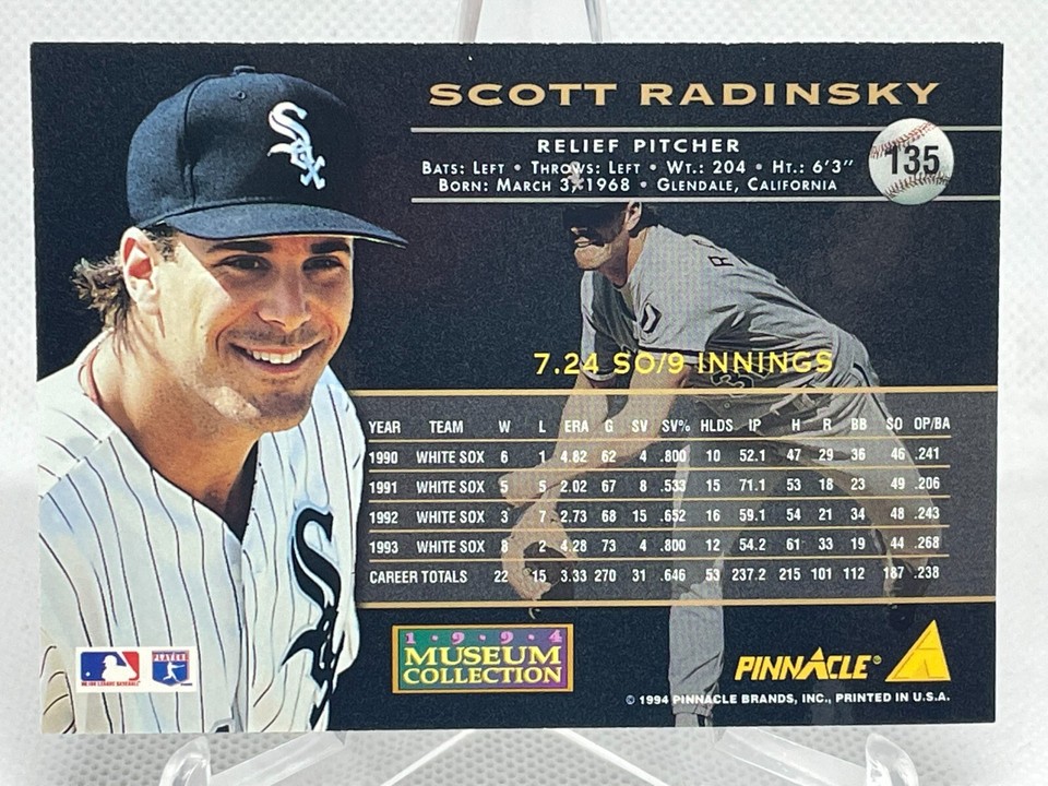 Scott Radinsky 1994 Pinnacle Museum Collection #135 Insert | eBay