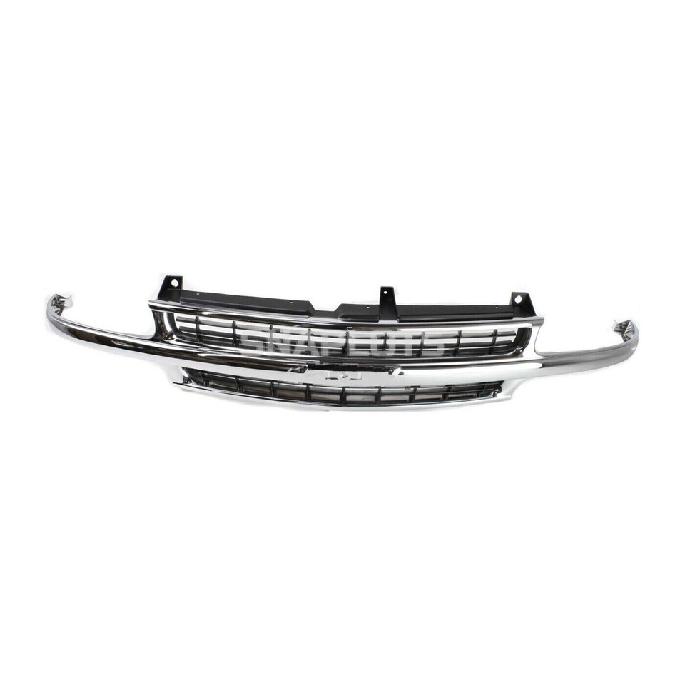 New GM1200442 Grille Fits Chevrolet Silverado 1500 1999-2002 88968934 ...