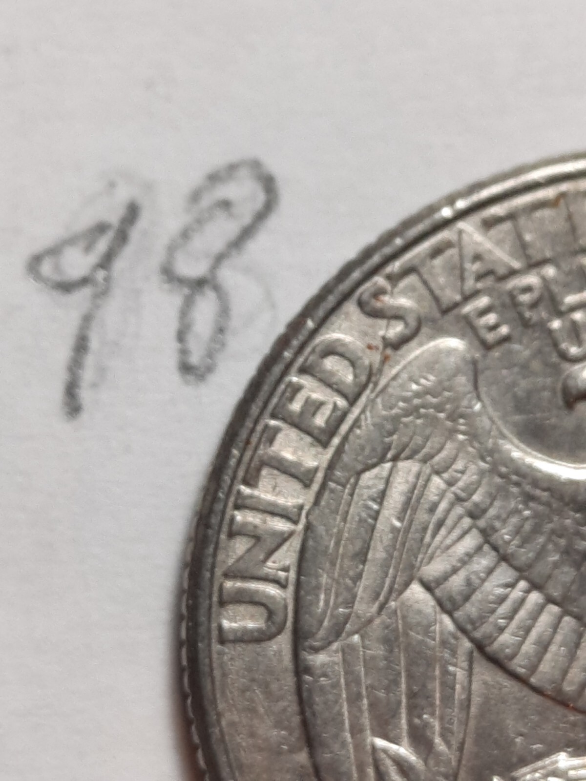 Error Lot of 2 🇺🇸 UNITED STATES 25c 1983-1998 Quarters w/Die Cracks See ...