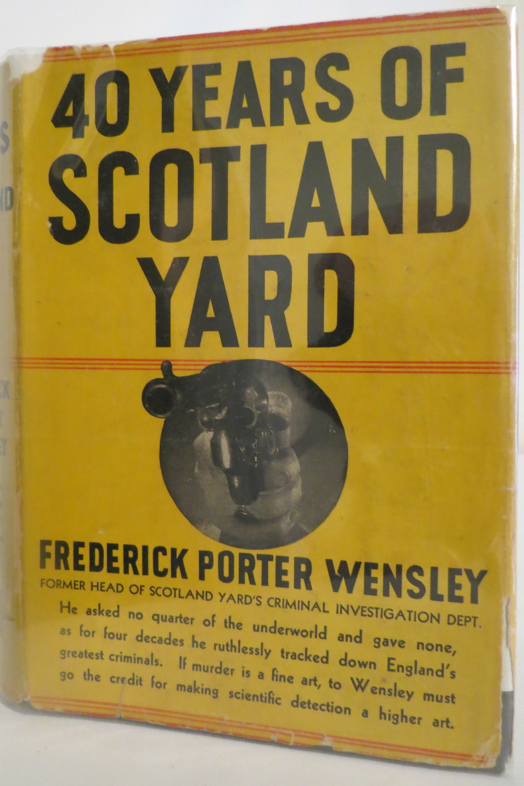 Frederick Porter Wensley 40 YEARS OF SCOTLAND YARD 1933 | eBay