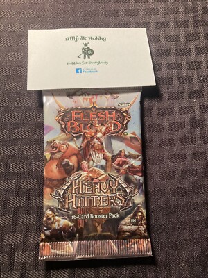 Heavy Hitters, 1st Edition - Flesh And Blood Booster Pack | eBay
