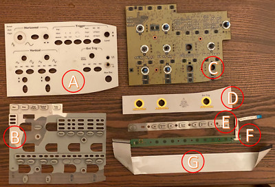 HP Infinium Oscilloscope 54810A 500MHz Front Panel SELECT PART | eBay