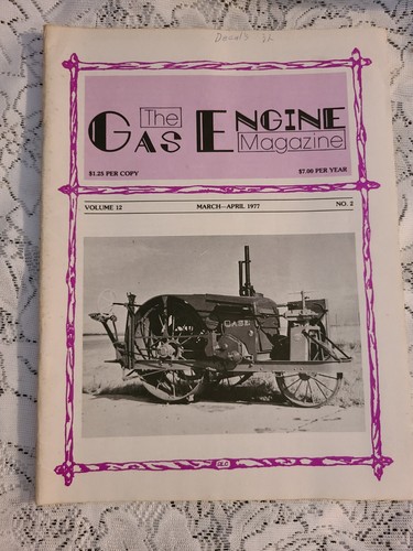 Vintage Gas Engine Magazine March-April 1977 Volume 12 #2 | eBay