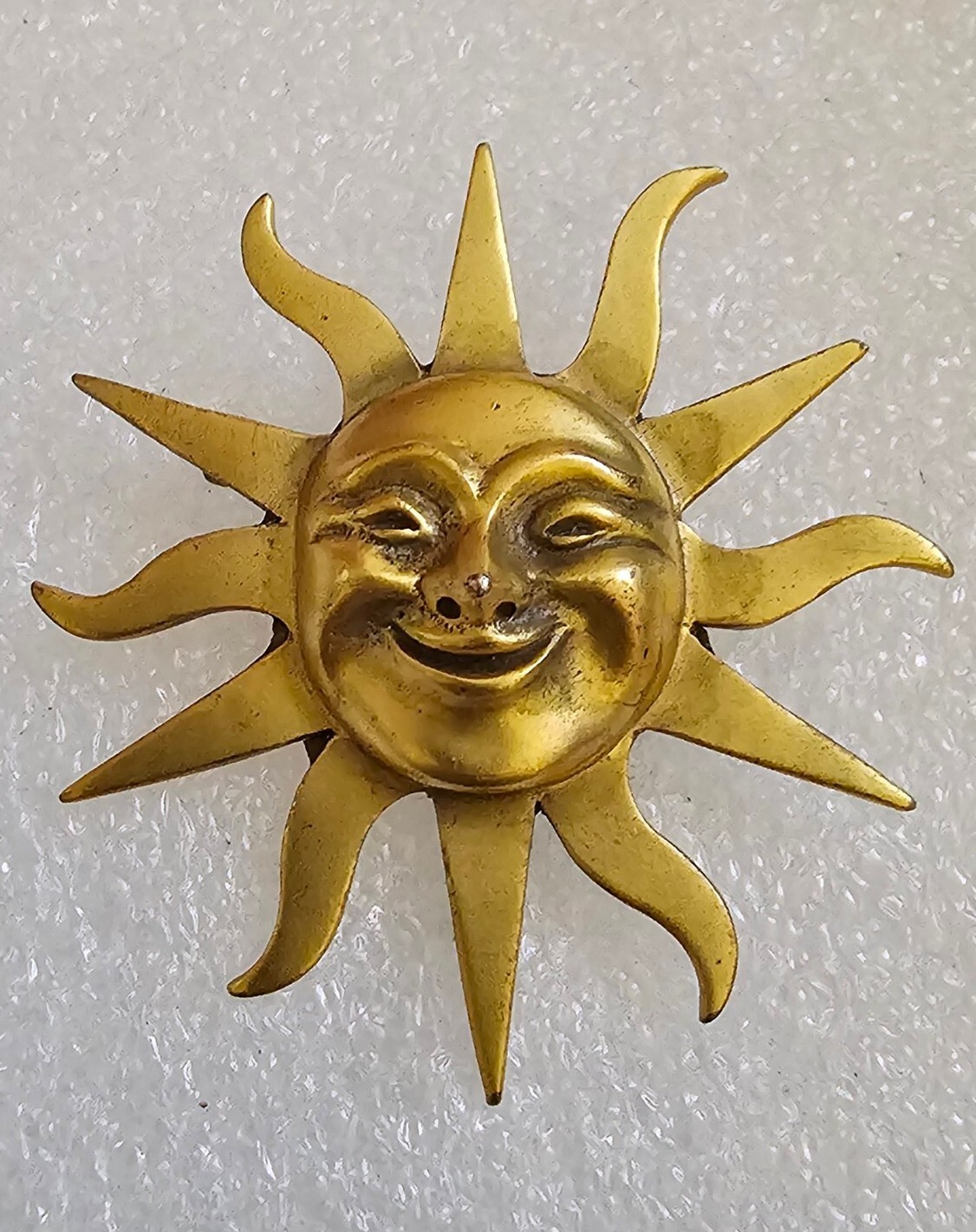 Alva Museum Replica Gold Tone Aztec Style Sun Signed … - Gem