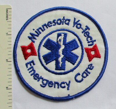 MINNESOTA VO-TECH EMERGENCY CARE PATCH Original | eBay