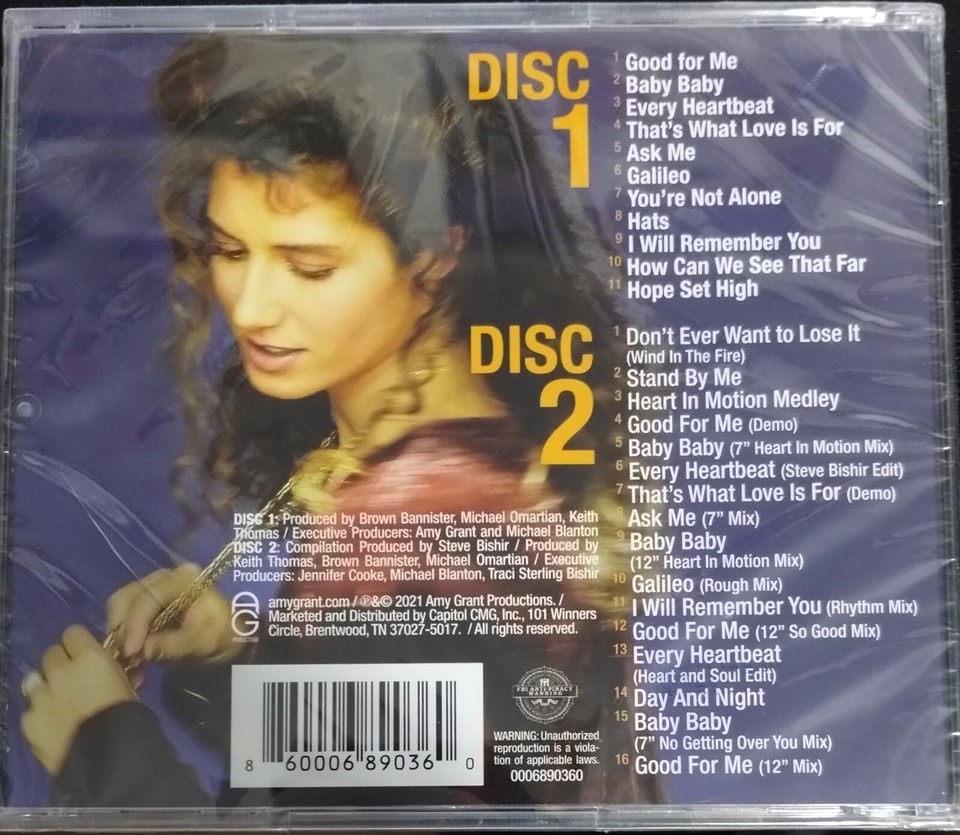 AMY GRANT HEART IN MOTION 30TH ANNIVERSARY EDITION - 2 CD SET - NEW ...