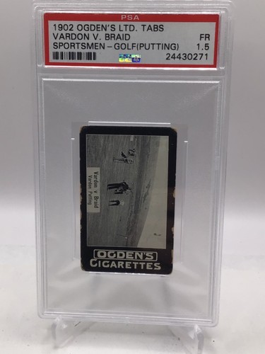 1902 Ogden Tabs Golfers Harry Vardon vs James Braid (Putting) PSA 1.5 ...