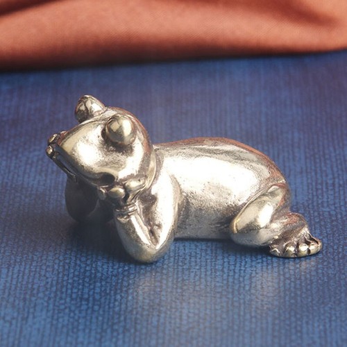 Brass Frog Solid Figurine Statue Animal Figurines Toys House Office ...