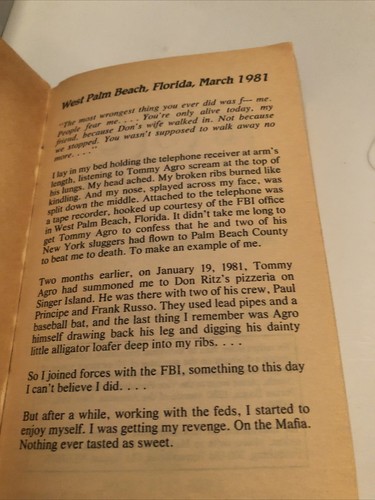 Joe Dogs : The Life and Crimes of a Mobster by Joseph Iannuzzi 1991 ...