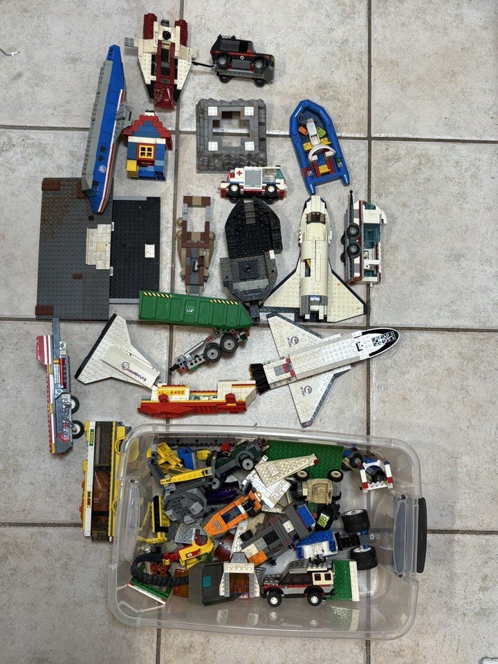 LEGO: 8 lbs unsorted / unwashed and partially assembled LEGO sets | eBay