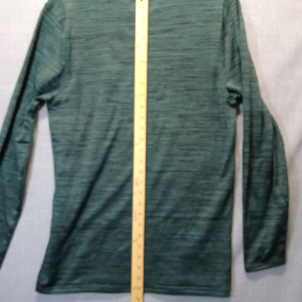 RBX Active Men's Long Sleeve Crew Neck Shirt - Green - Size Large ...