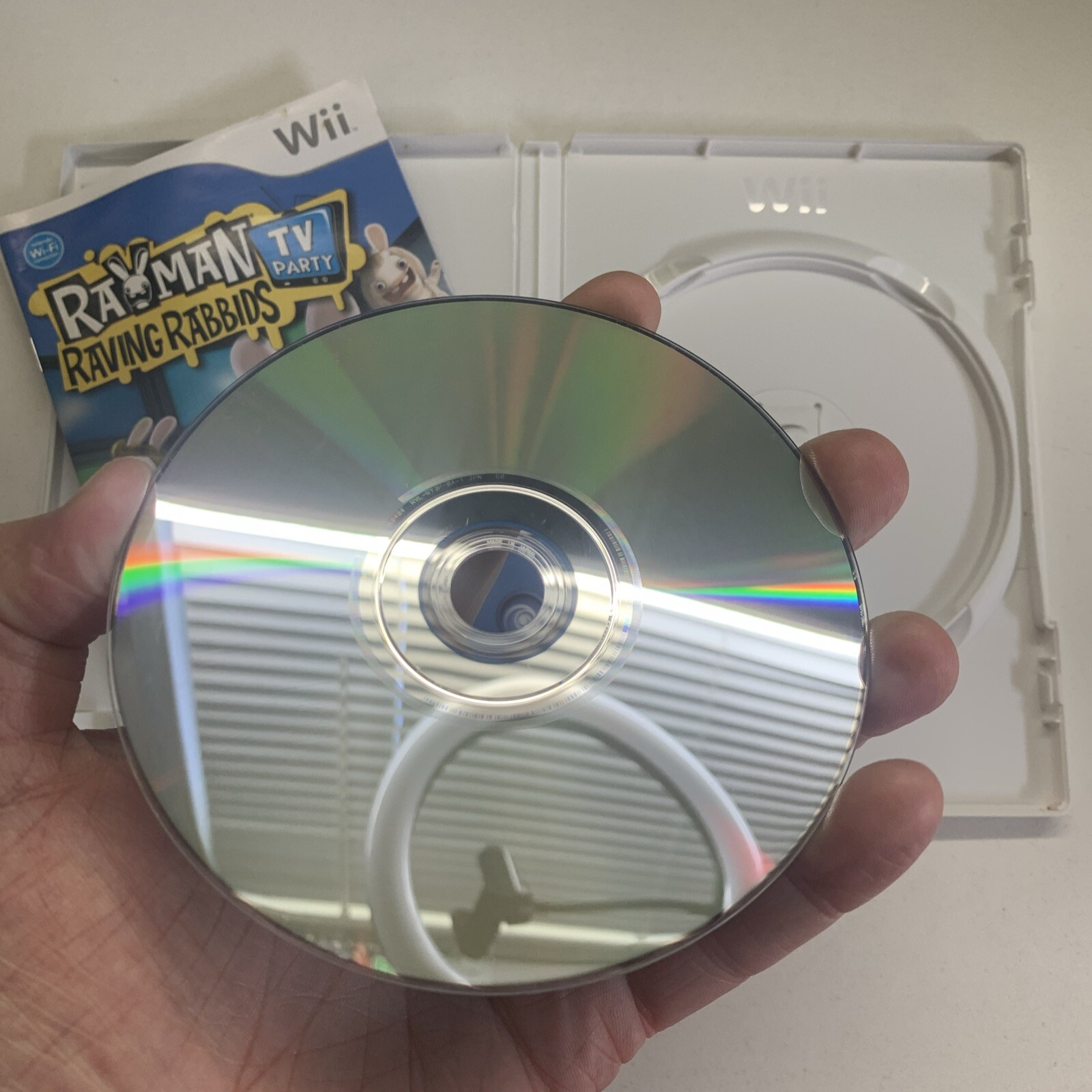 Rayman Raving Rabbids TV Party Nintendo Wii Game w' Manual Disc in ...