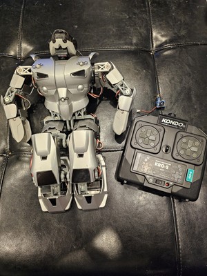 KONDO KHR-2 Humanoid Robot, Rare Full Body Kit, Inertia, 3 Axis Gyro ...