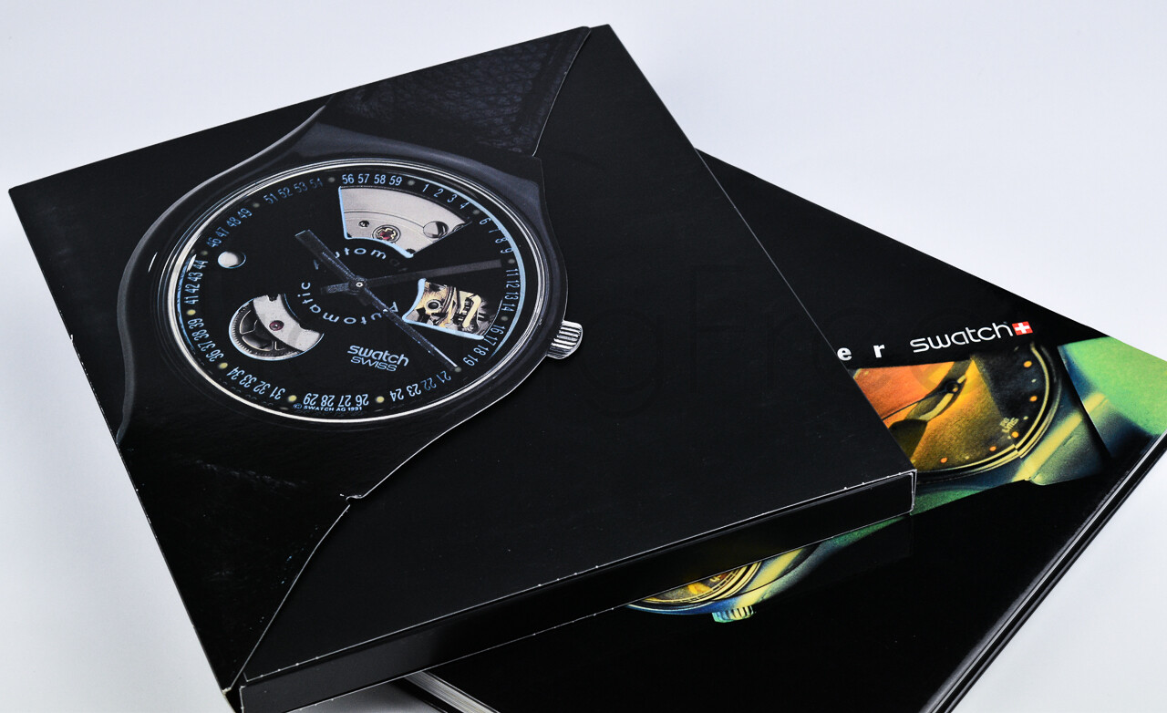 SWATCH SPECIAL 1991 - ITAPACK3 - Electa Set With Book - BLACK MOTION ...