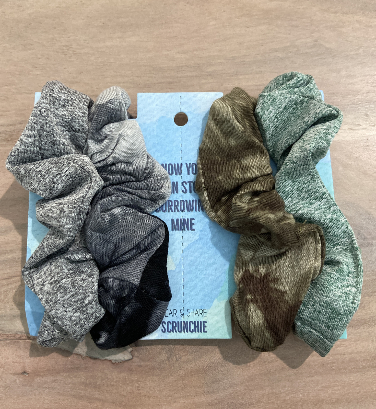 NIP Nordstrom Rack Multi Color Scrunchie Set of 4 | eBay