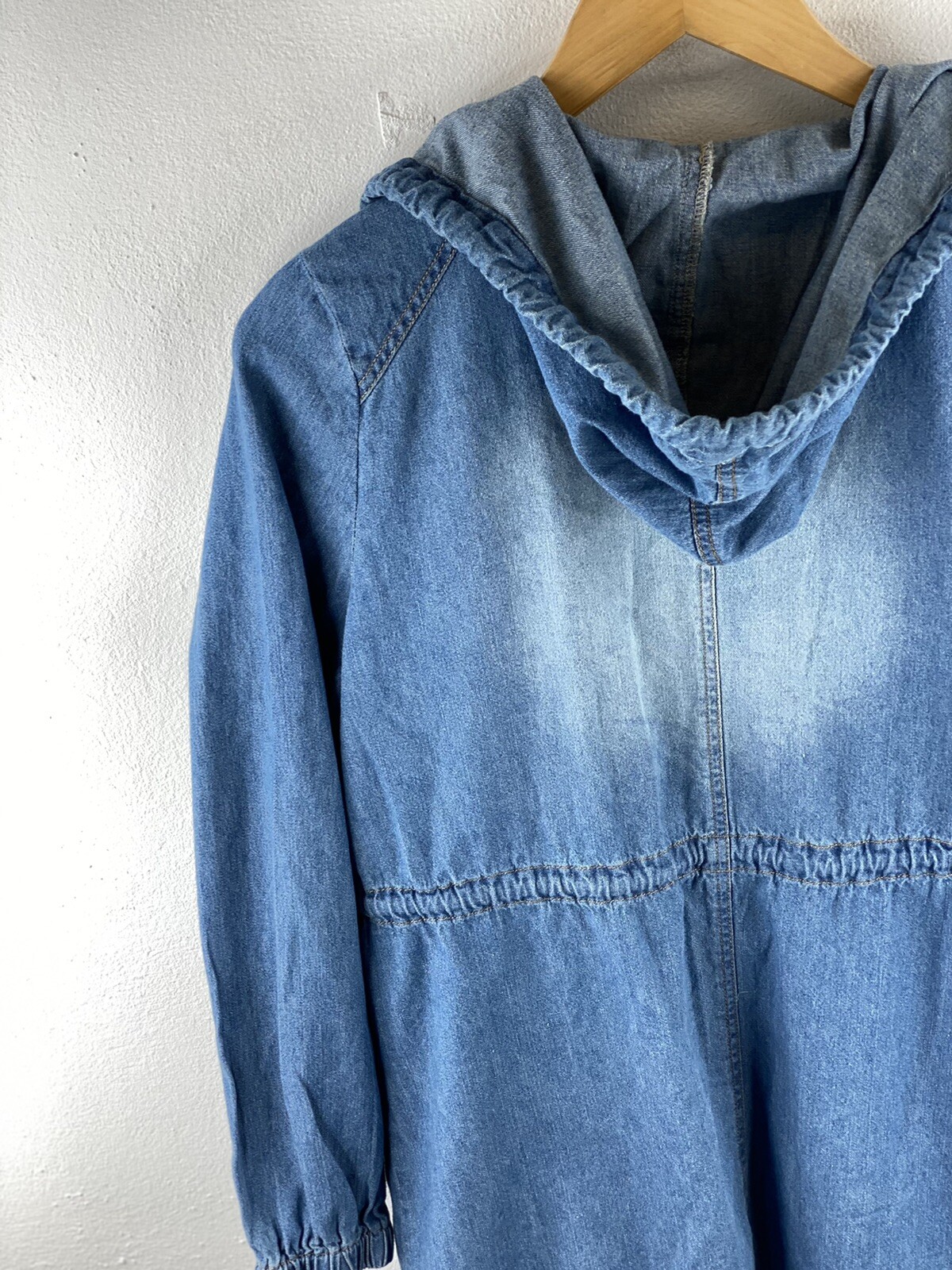 Caroline Morgan Open Denim Jacket Womens Size 8 Blue … - Gem