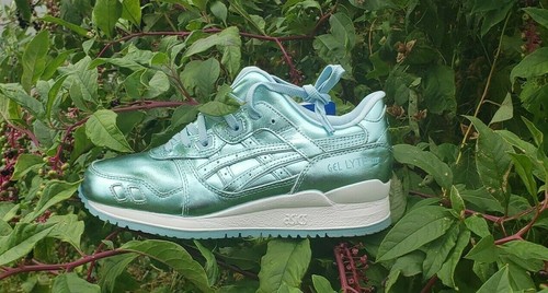 NEW ASICS GEL LYTE III WOMEN'S RUNNING SHOES ICE BLUE /ICE BLUE 100% ...