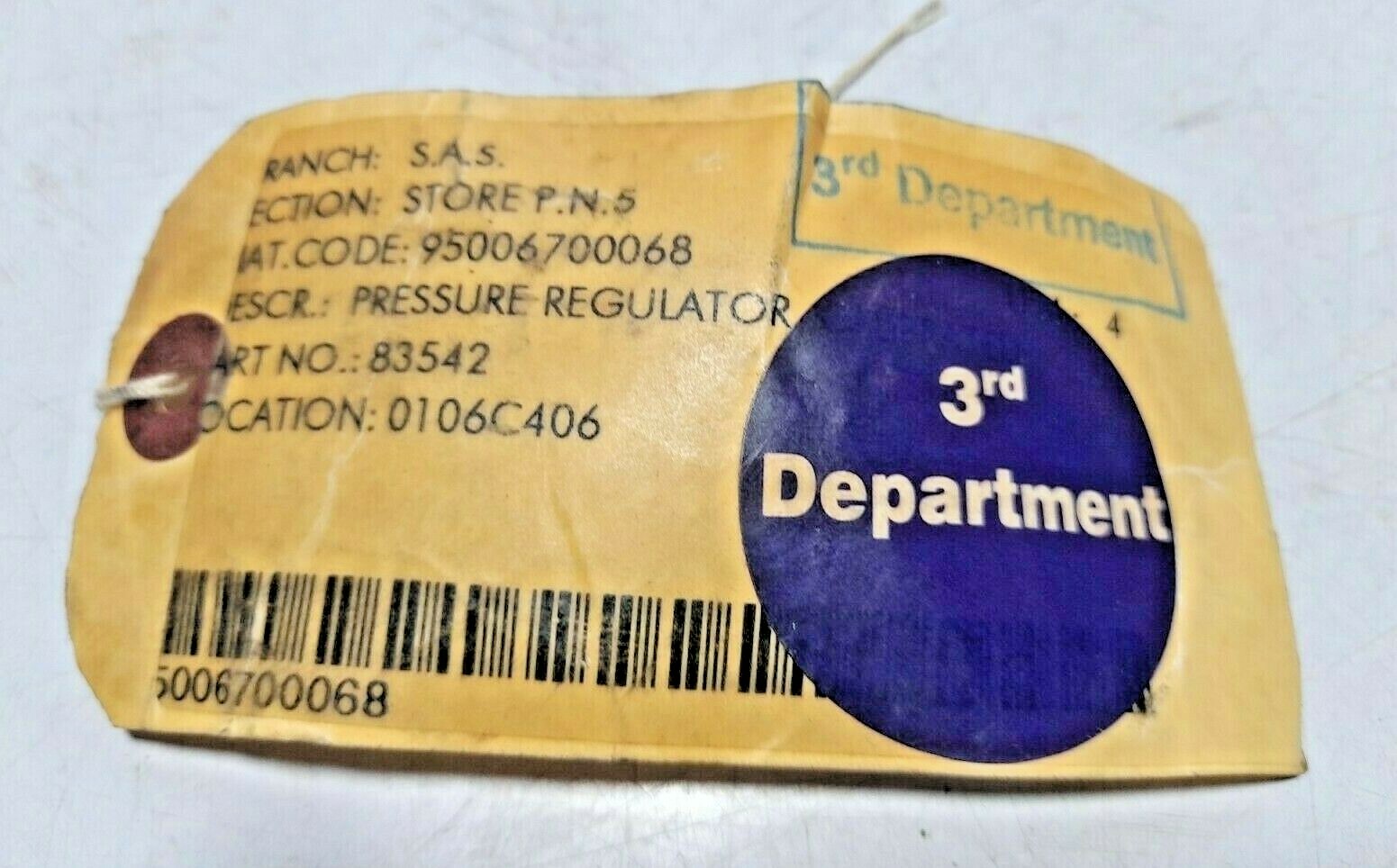 Arrow Pneumatic R354 Pressure Regulator 8614125JK 83542 Range 125 Pmax ...