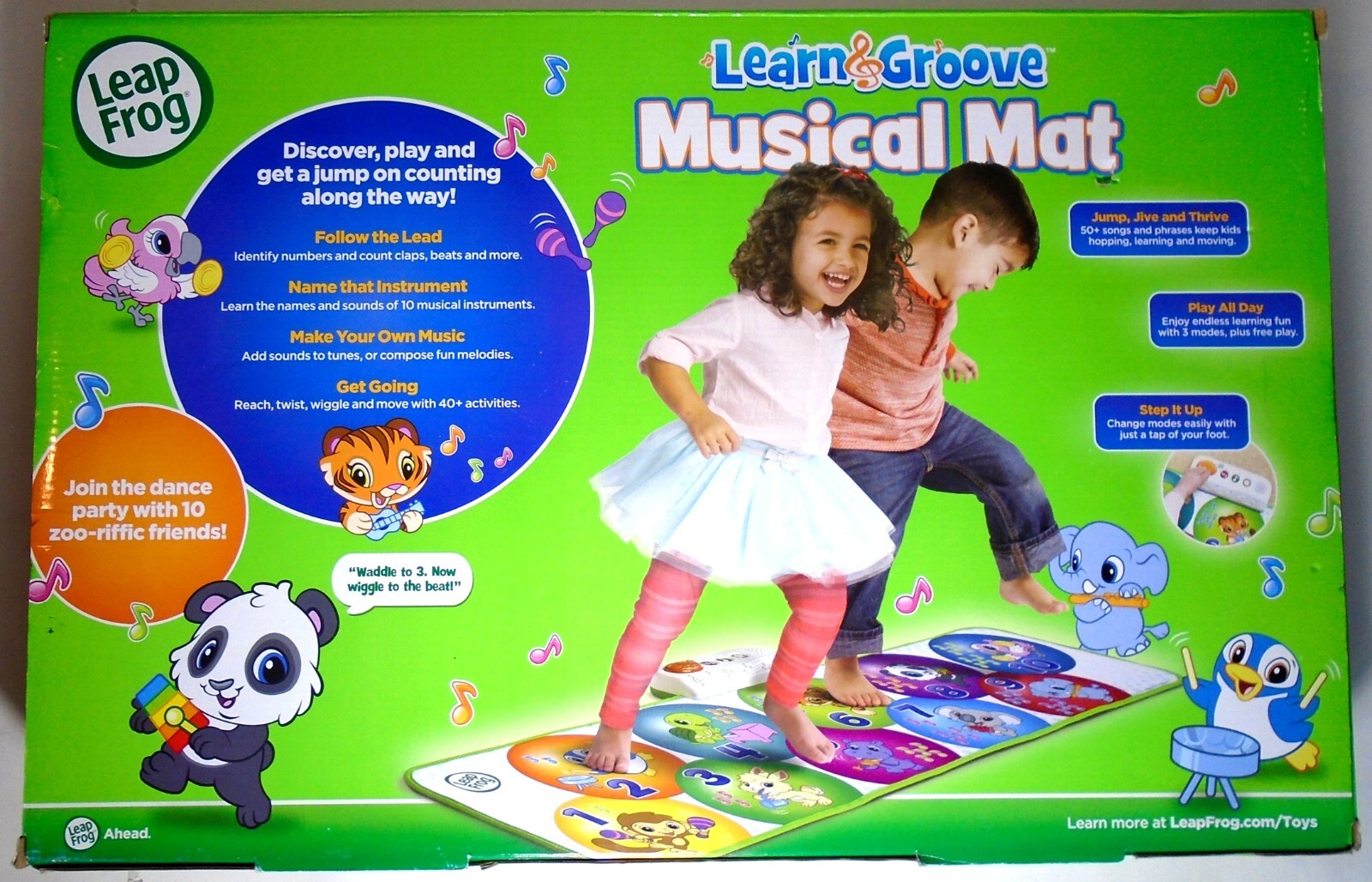 LeapFrog Learn & Groove Musical Mat - 50+ Songs & Phrases - Ages 2 ...