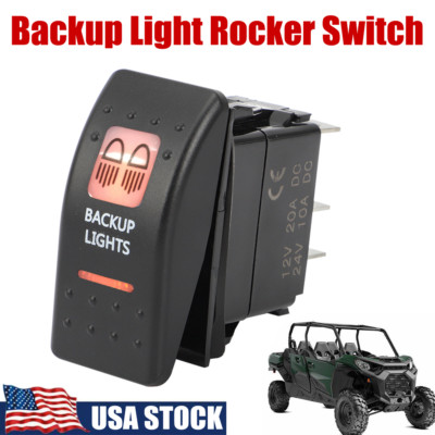 Backup Light Rocker Switch Amber Ligh for Can-Am Commander Maverick ...