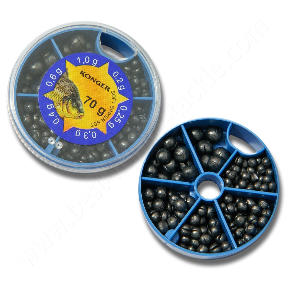 Split Shot Dispenser 50g 70g 100g Lead Weights Coarse Carp Float ...