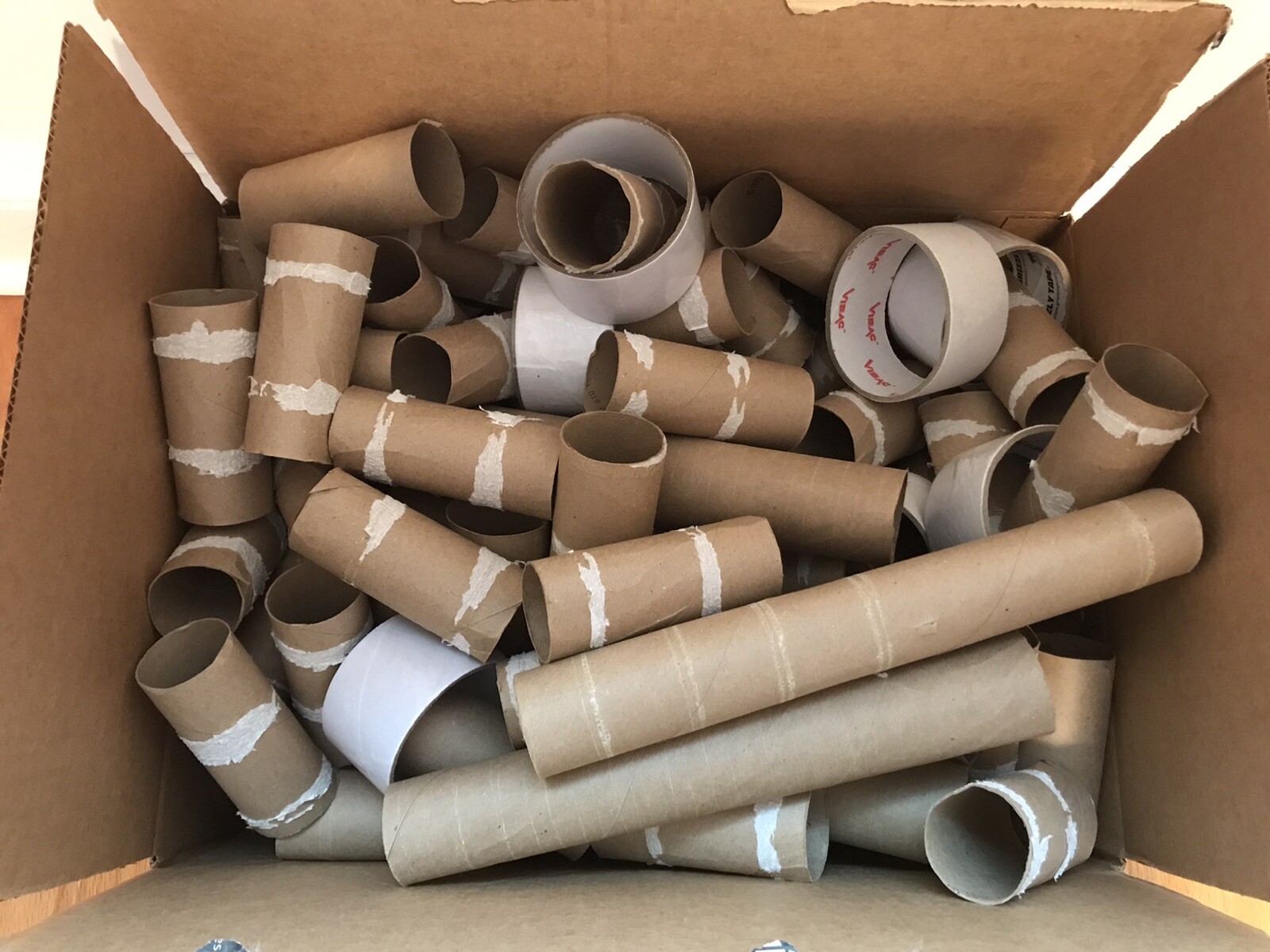 78 Empty Toilet Paper Rolls Cardboard Tubes for Arts/Crafts/School ...