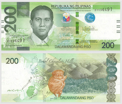 2020 Philippines 200 Piso Banknote P-226c UNC | eBay