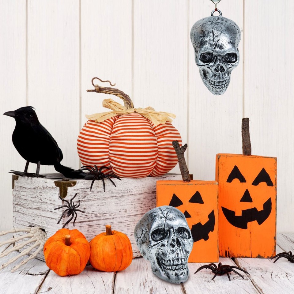 6 Pcs Halloween Decoration Party Decorations Creepy Ghost Haunted House ...