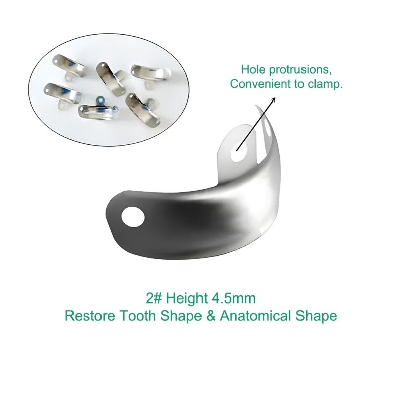 Dental Matrix Bands Ring Sectional Matrice Clamp Fit Garrison Palodent ...