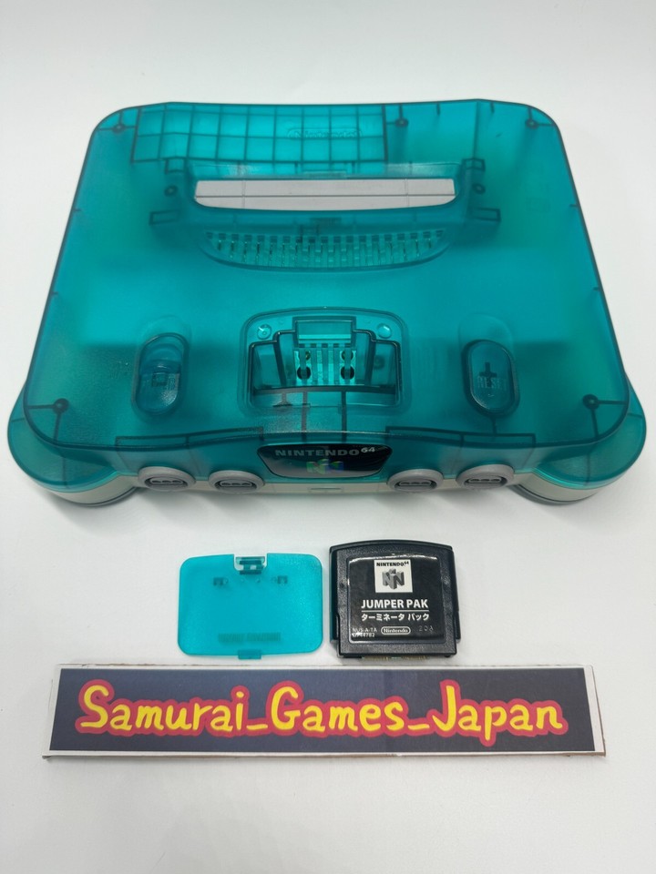 Nintendo 64 N64 Clear Blue Console + Controller + Accessory Region Free ...