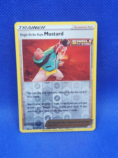 Pokémon TCG Single Strike Style Mustard Sword & Shield - Battle Styles ...