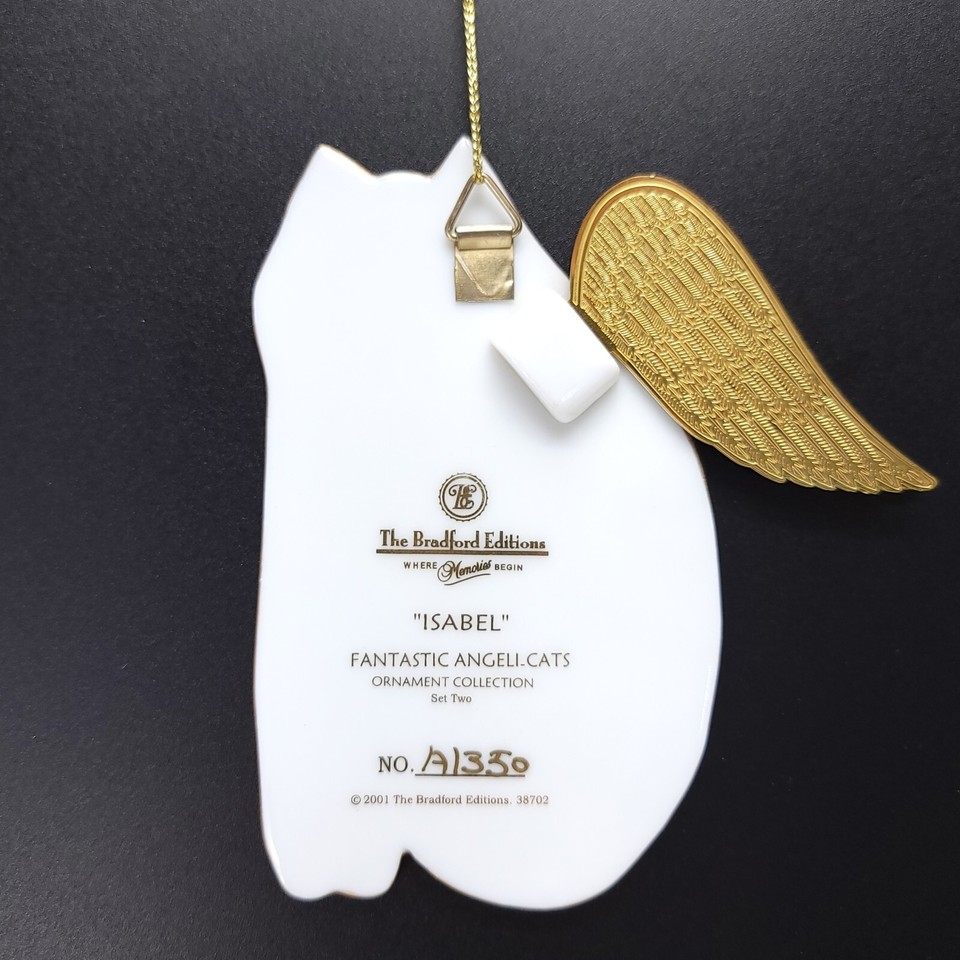 Laurel Burch ISABEL Angeli-Cats Bradford Cat Angel Christmas Ornament ...