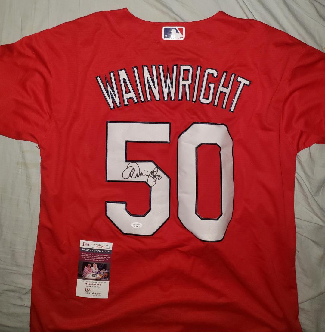 Adam Wainwright Autographed Memorabilia | Signed Photo, Jersey ...