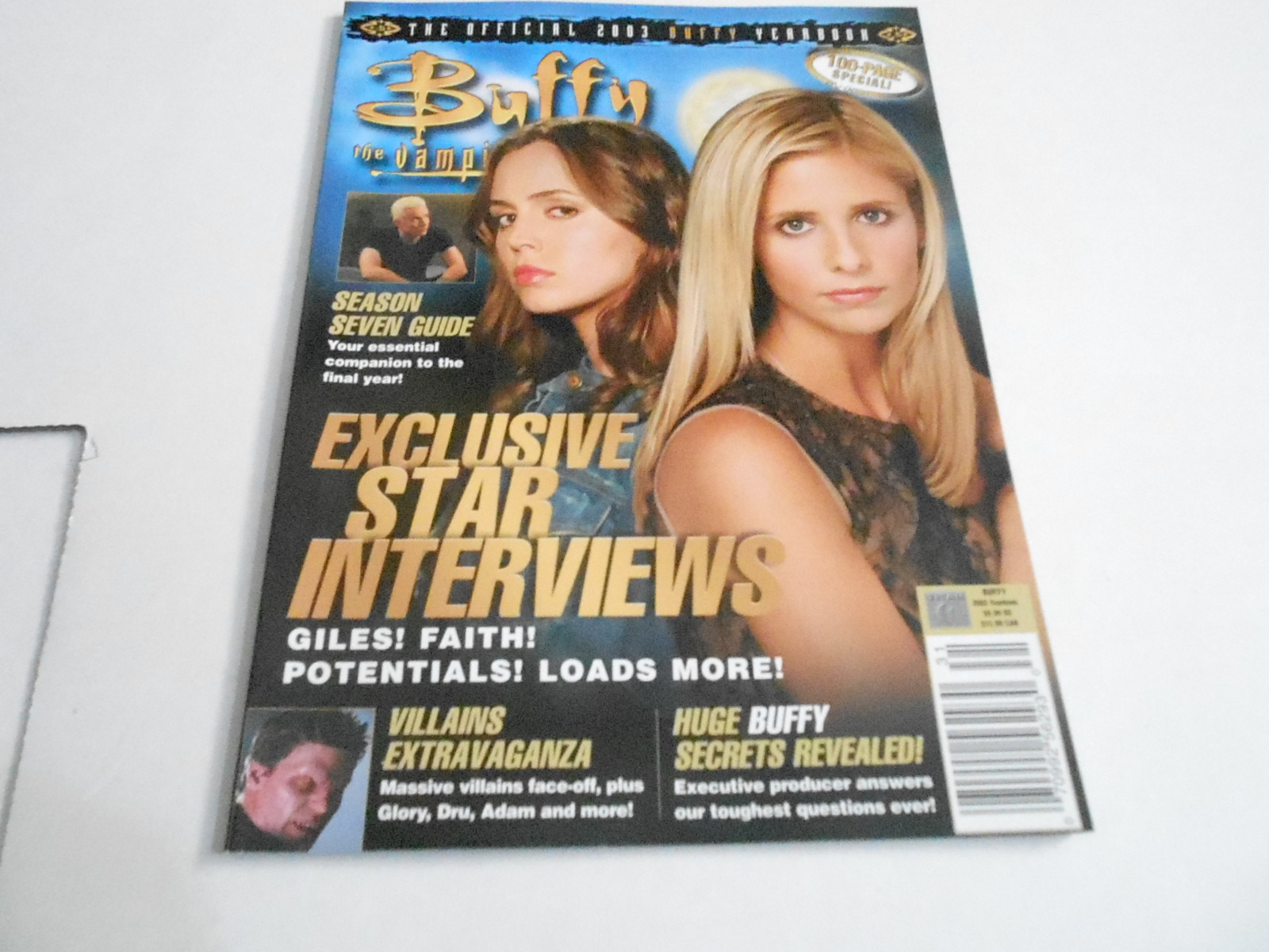 2003 yearbook BUFFY THE VAMPIRE SLAYER vintage tv show magazine (COVER ...
