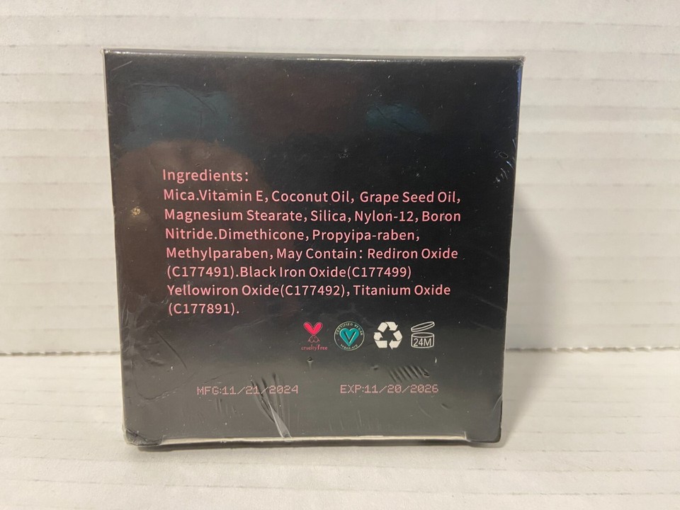 Luminance Milano Pink Blurring Setting Powder Open Box - Container ...