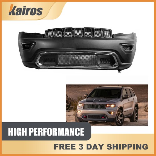 For 2016-2022 Jeep Grand Cherokee New Front Bumper Assembly Primed ...