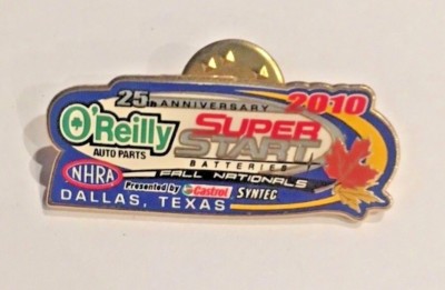 Vintage 2010 O'Reilly Fall Nationals Super Start Lapel Pin Collect ...