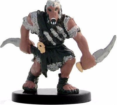 D&D Miniature - HALF-ORC ASSASSIN #65 (Harbinger - VHTF OOP FIGURE with ...