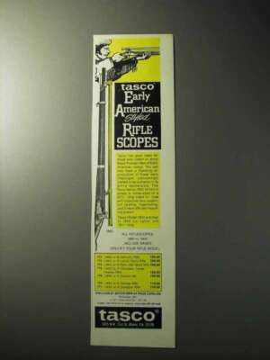 1977 Tasco Early American Styled Rifle Scopes Ad | eBay