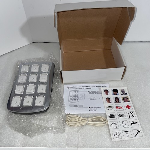 ONE-TOUCH PHOTO DIALER WITH BIG BUTTONS FOR ELDERLY, POOR VISION ...